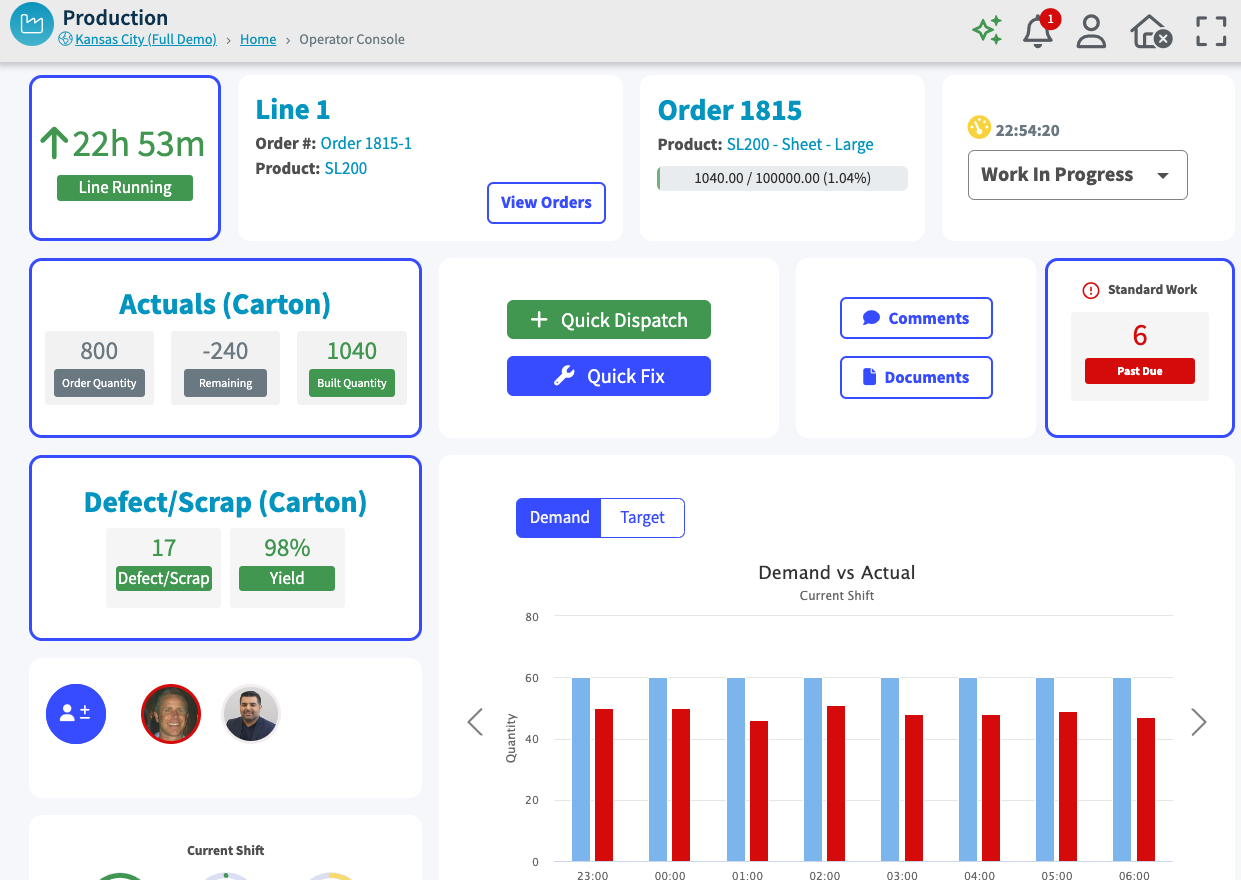 Operator Portal & Console - Method 3: Product Orders & Scheduling – L2L